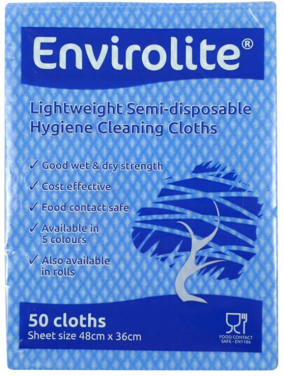Enviro Lite Blue Cleaning Cloth Archives - Catering Disposables