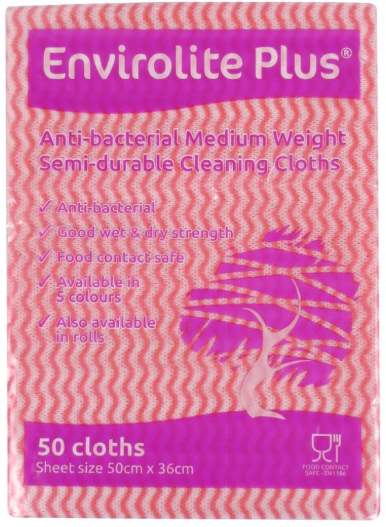 Enviro Lite Plus Red Cleaning Cloth Archives - Catering Disposables